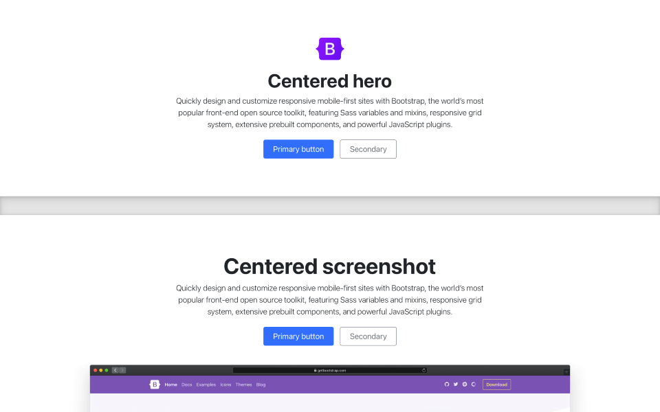 Ejemplos · Bootstrap 5 en Español v5.1