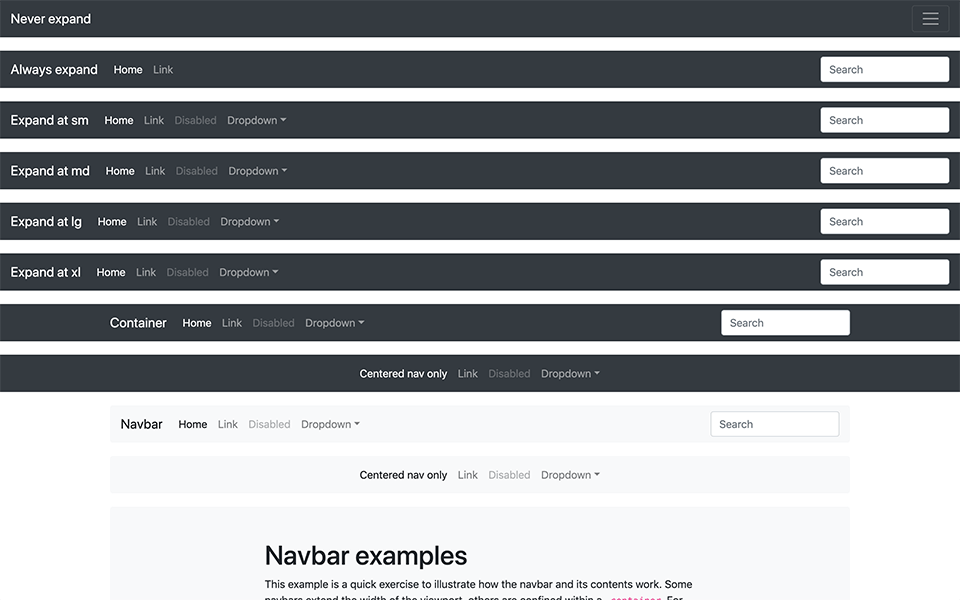 Ejemplos · Bootstrap 5 en Español v5.1