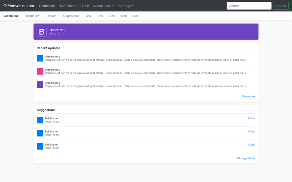 Ejemplos · Bootstrap 5 en Español v5.1